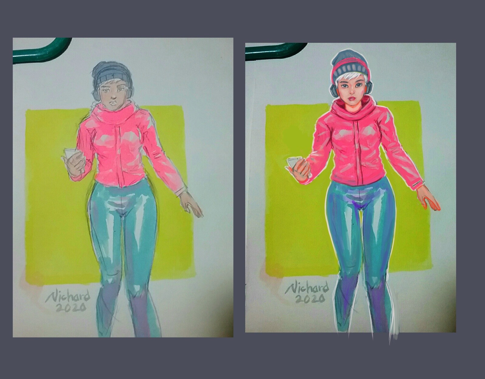 ArtStation - Digi over trad