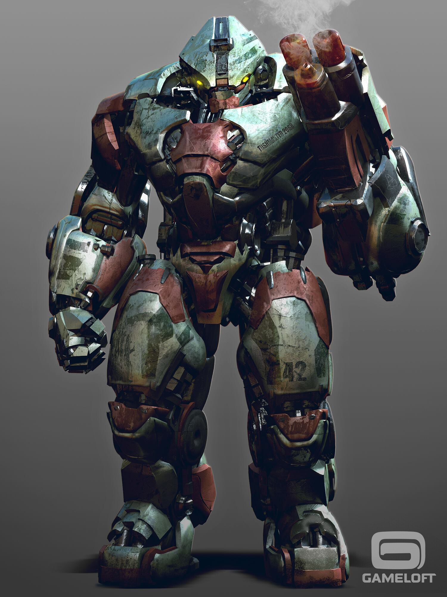 ArtStation - robot model for gameloft