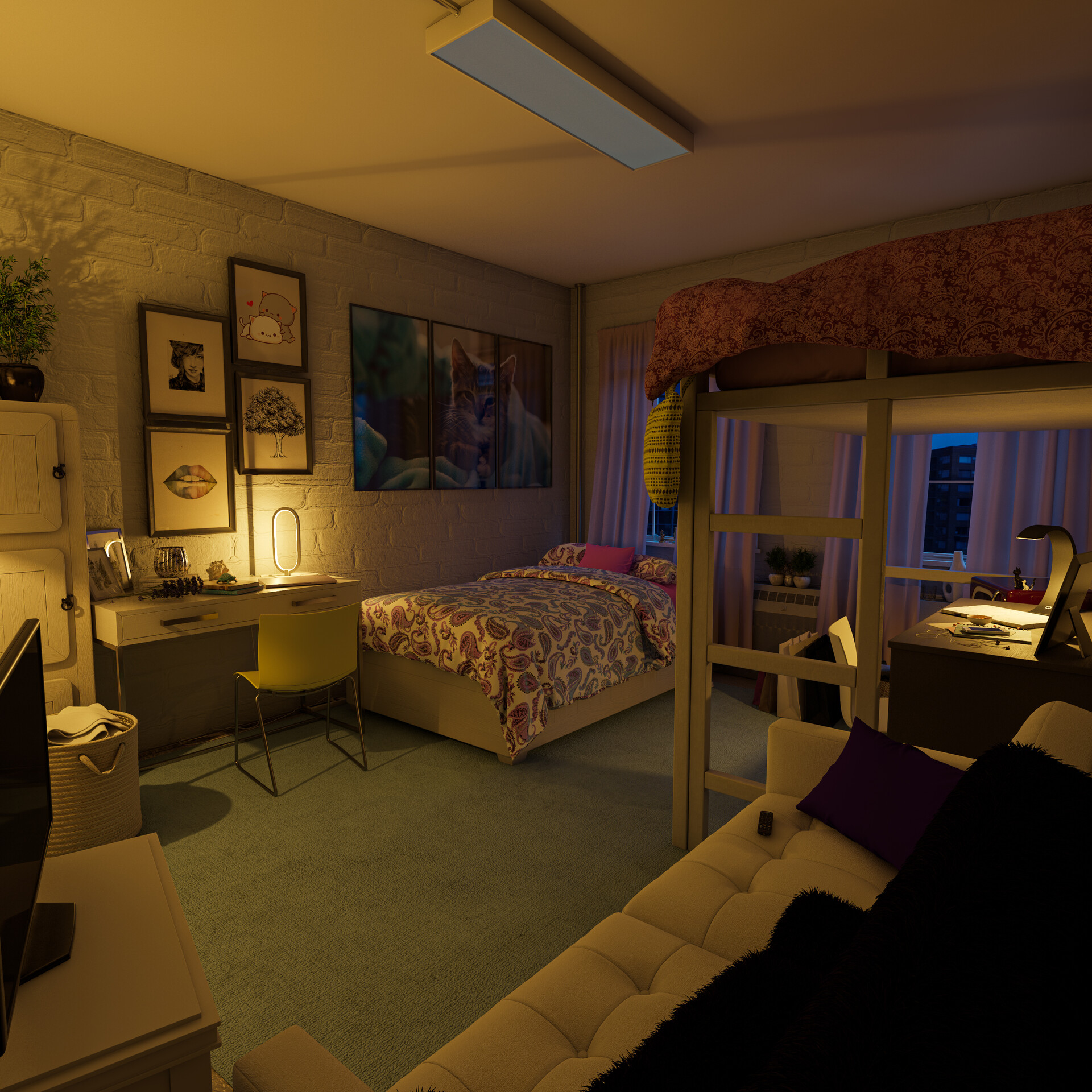 ArtStation - Dorm Room