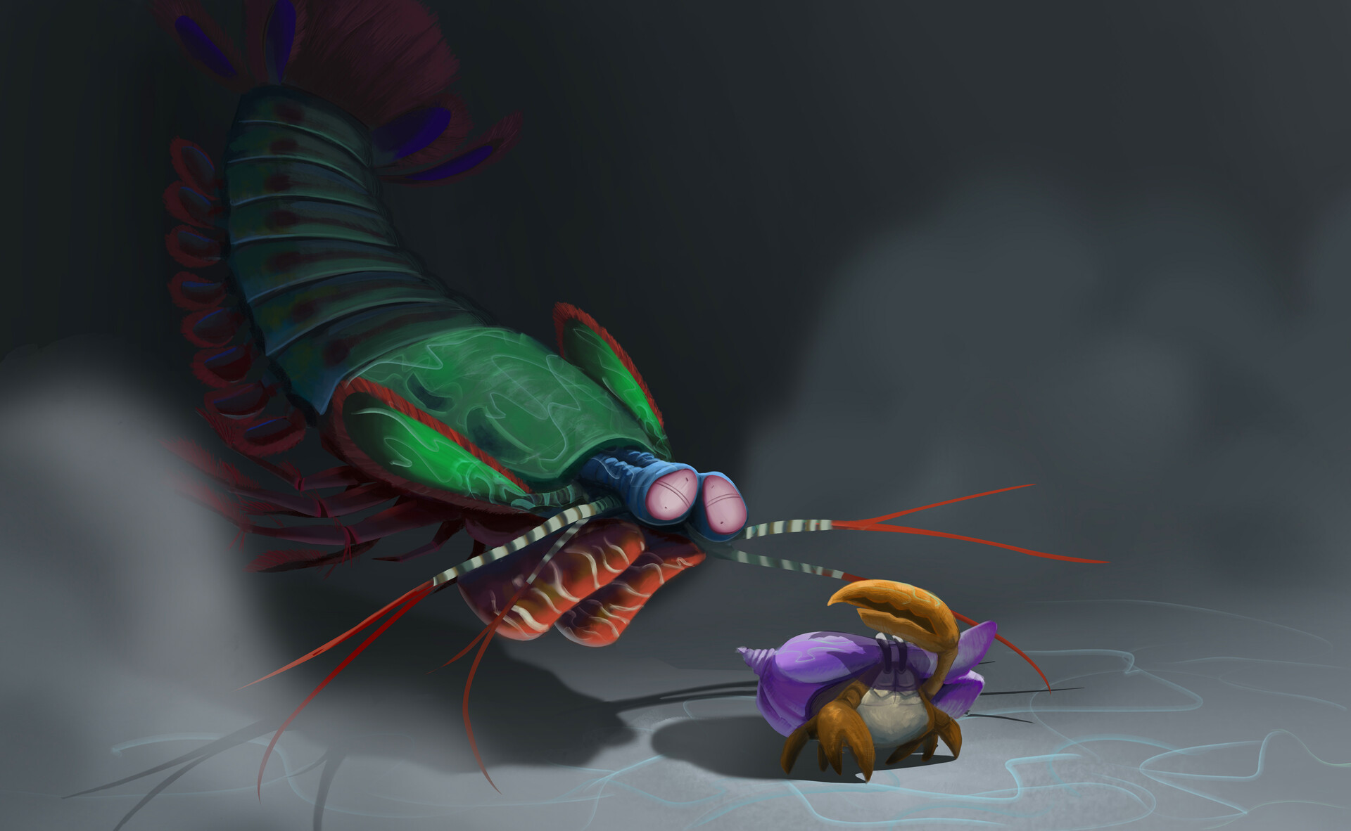 ArtStation - Mantis shrimp