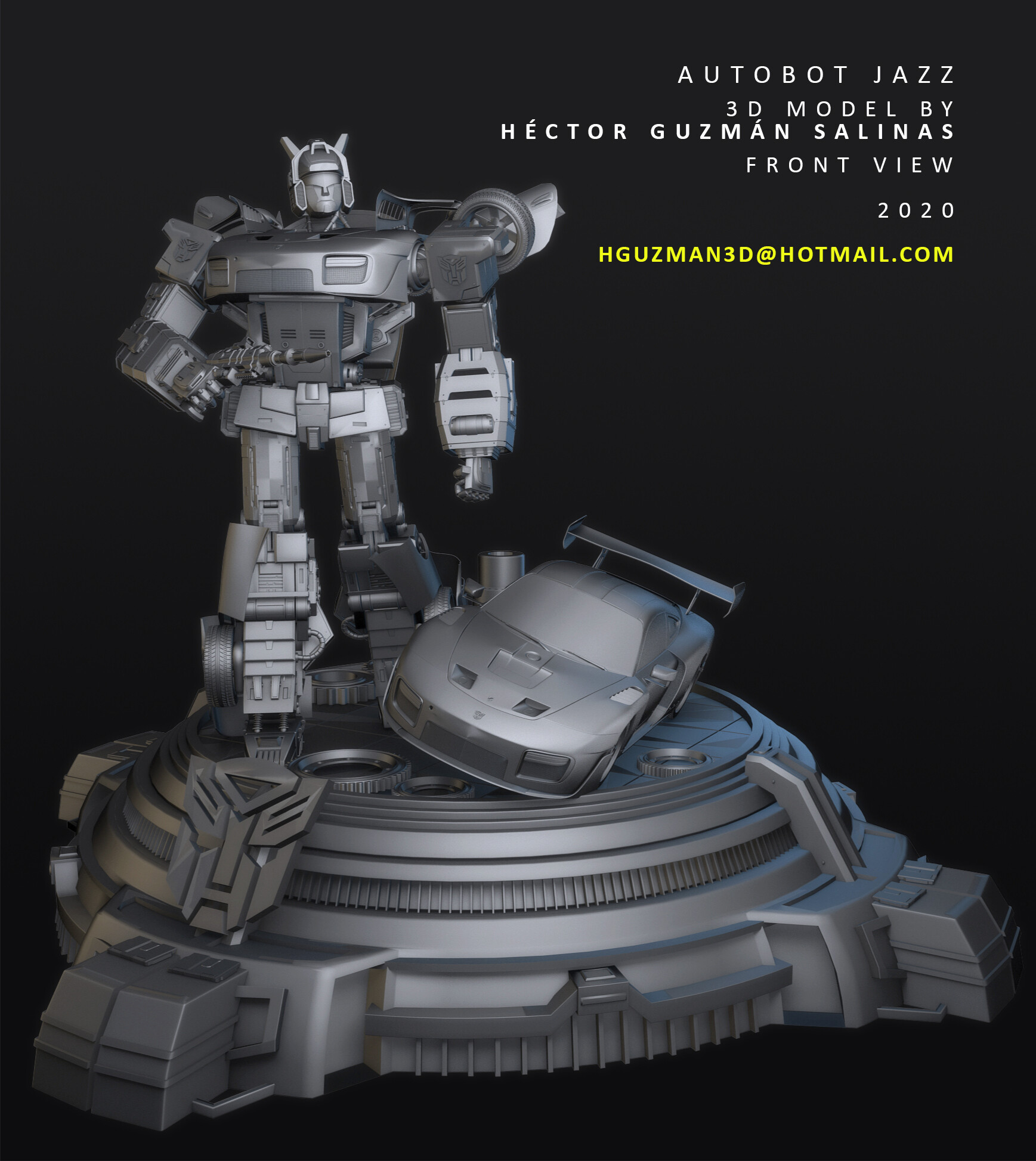 ArtStation - AUTOBOT JAZZ
