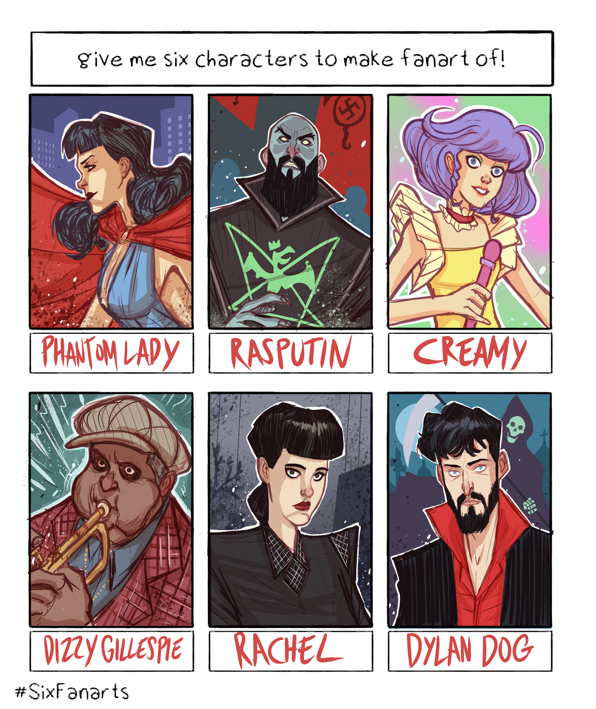 ArtStation - 6 Characters Challenge