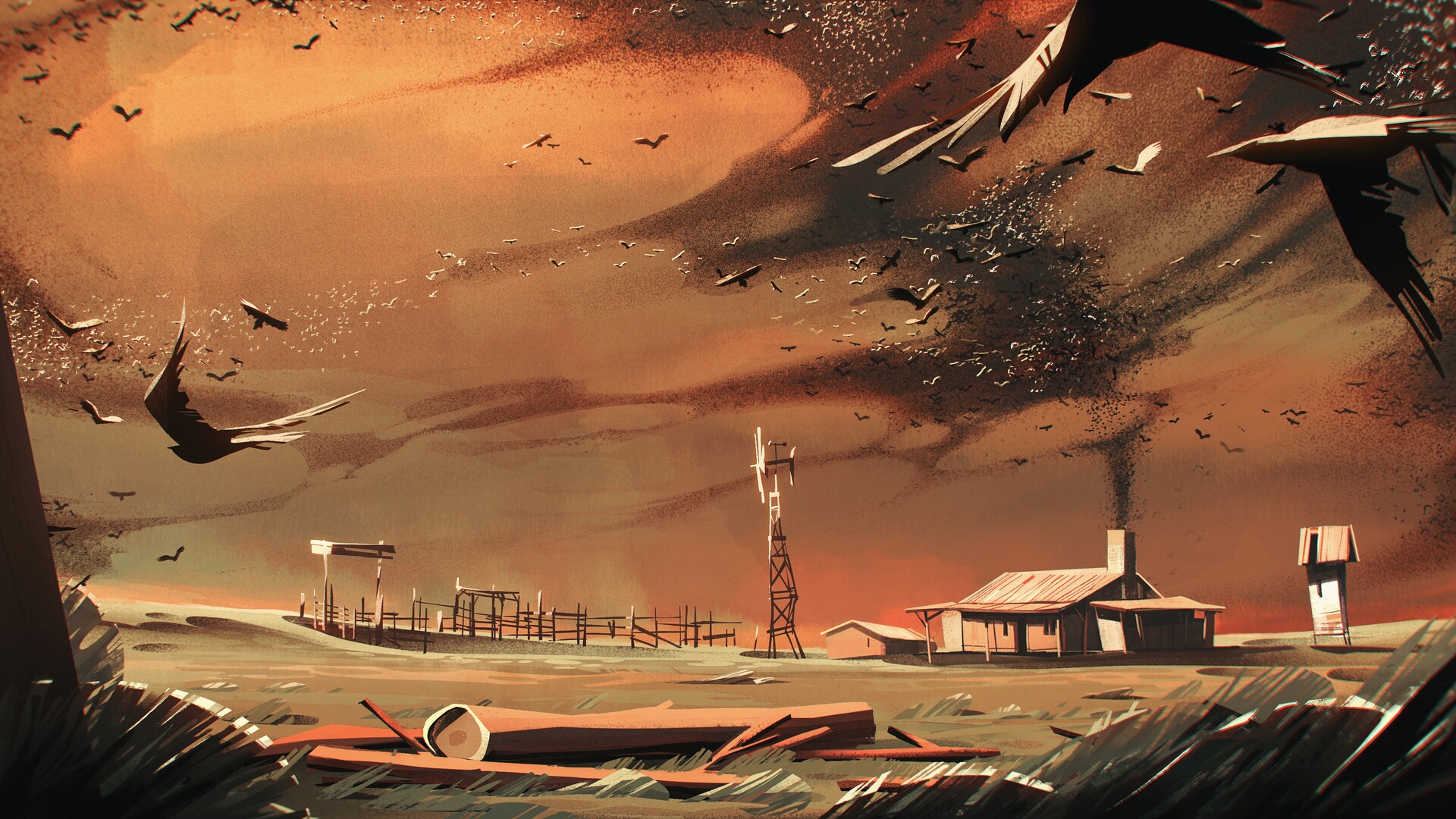 ArtStation - Way too many crows