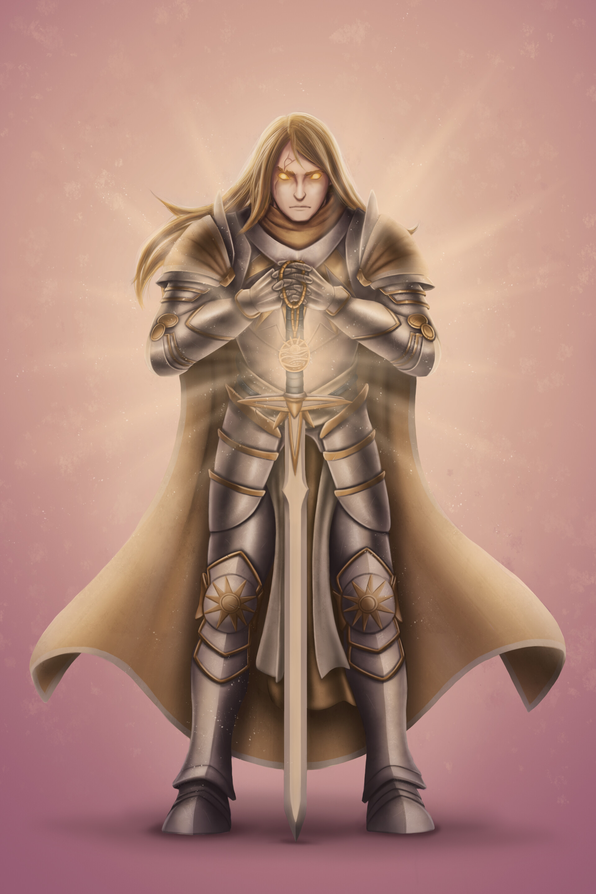 ArtStation - Wyran Mamoru, cleric of Lathander.