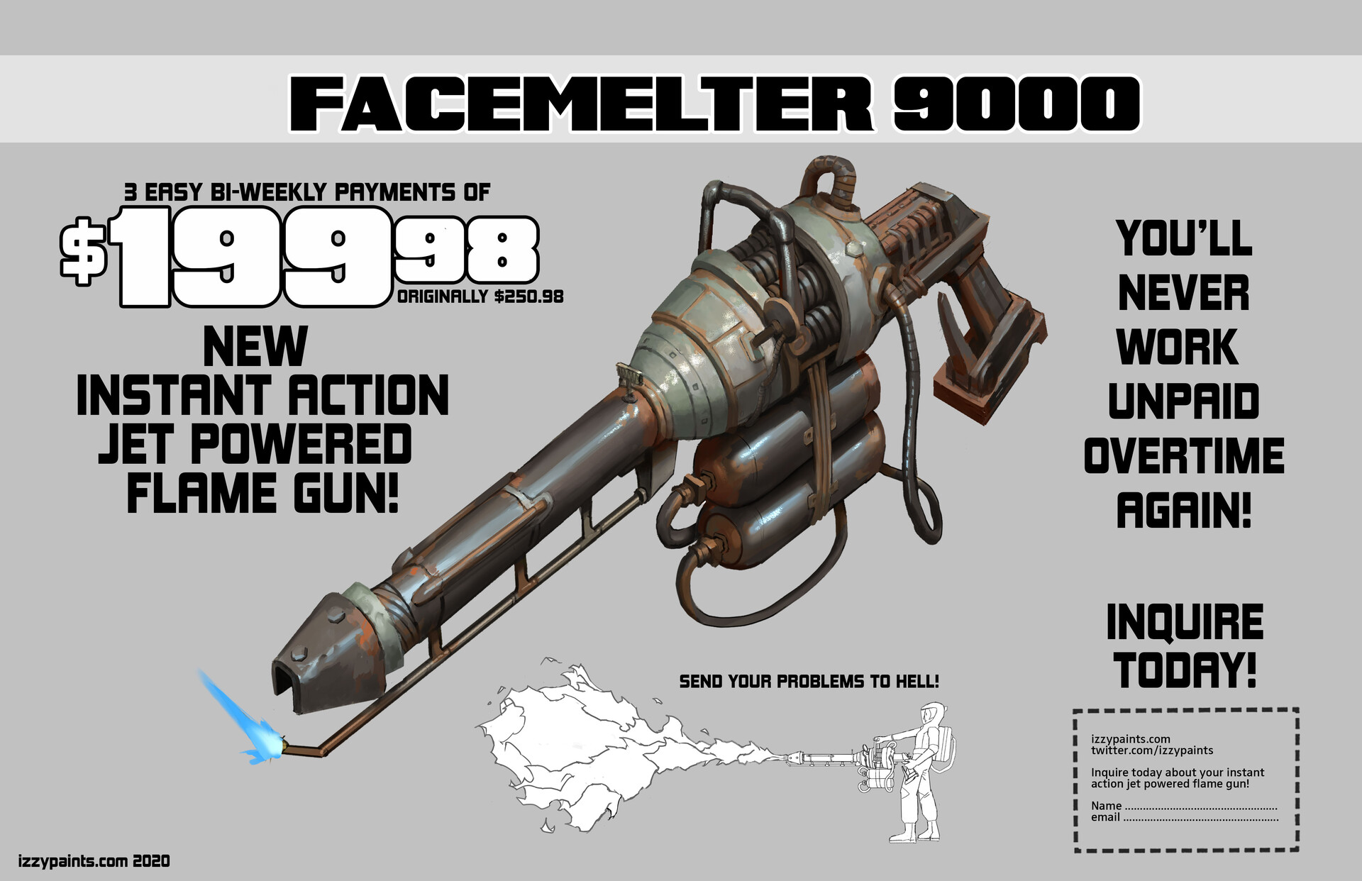 Izzy Paints - Facemelter 9000