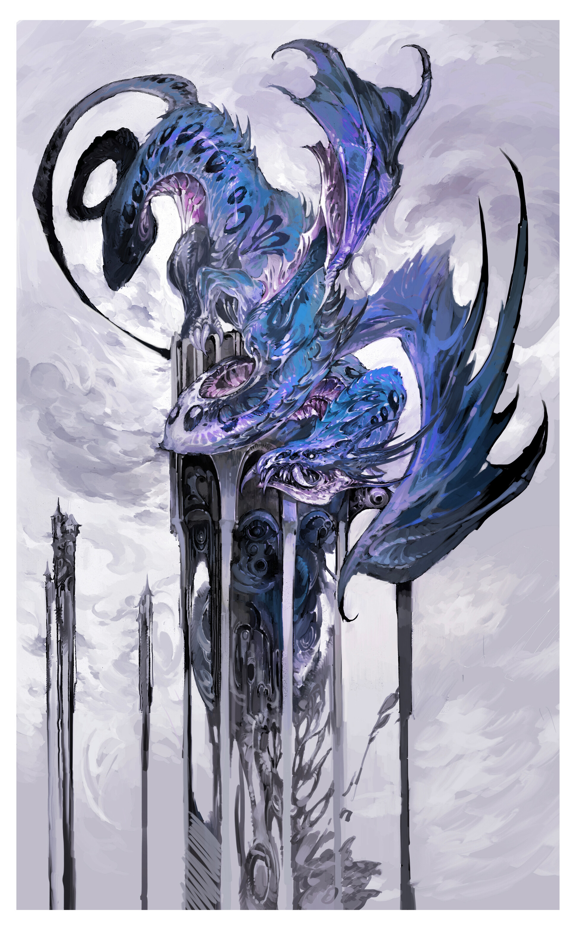 ArtStation - Blue Dragon