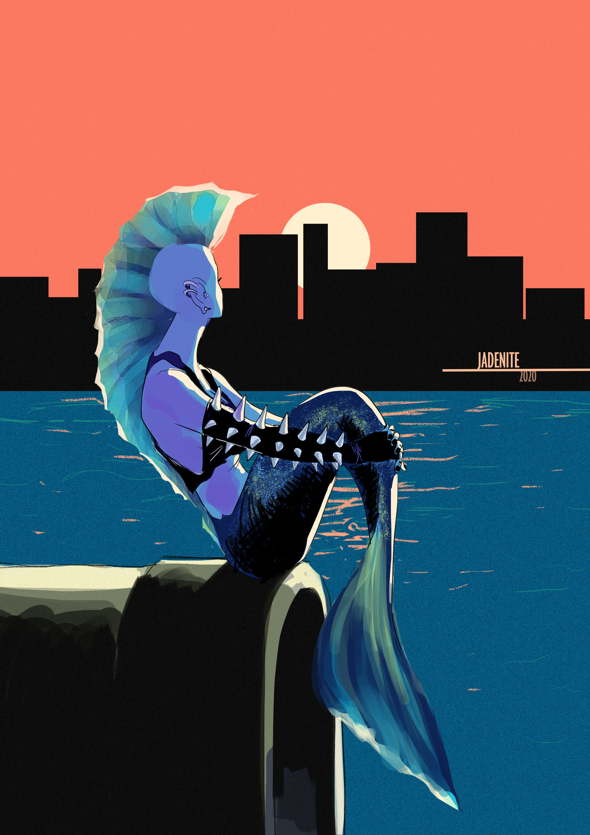 ArtStation - Punkmaids (mermay pt 2)