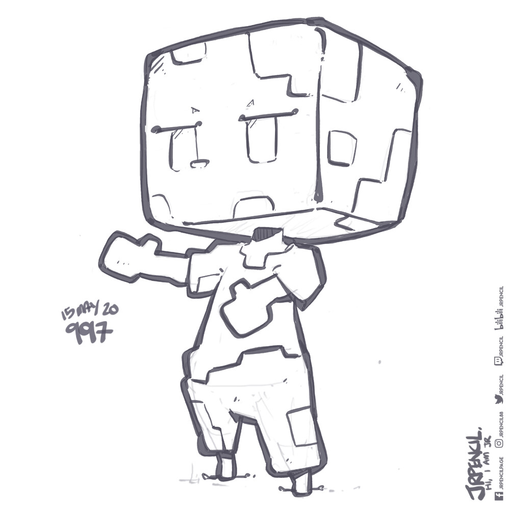 Jr Pencil - 997 - Zombie