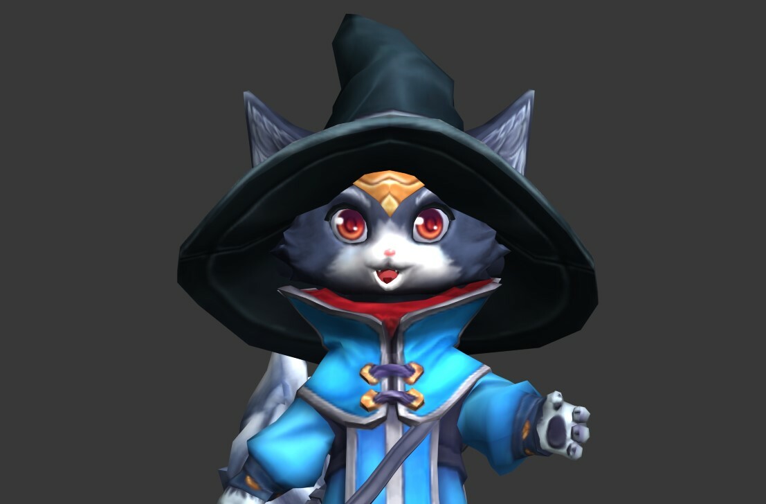 ArtStation - Cat Mage Texture