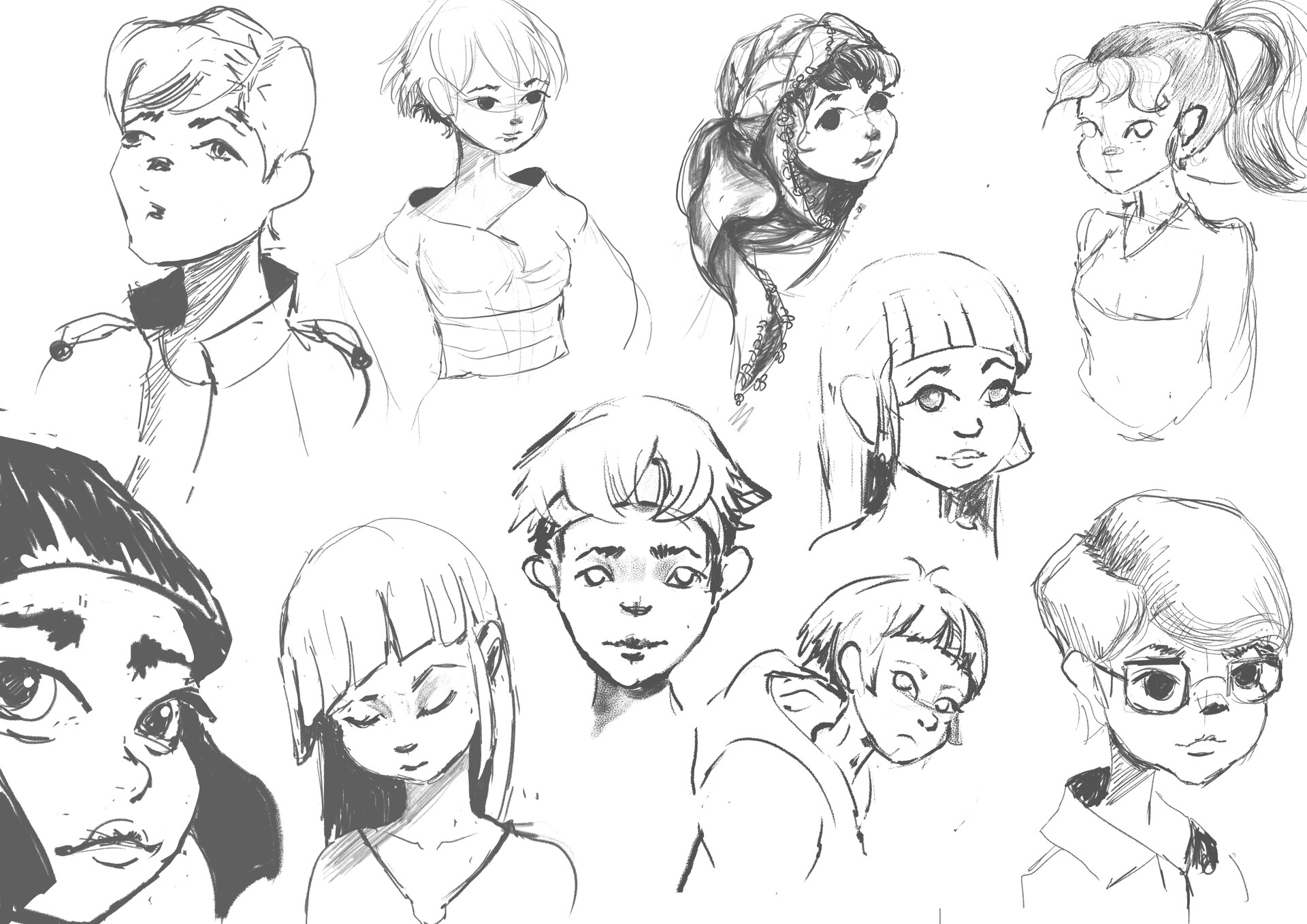 ArtStation - character sketch