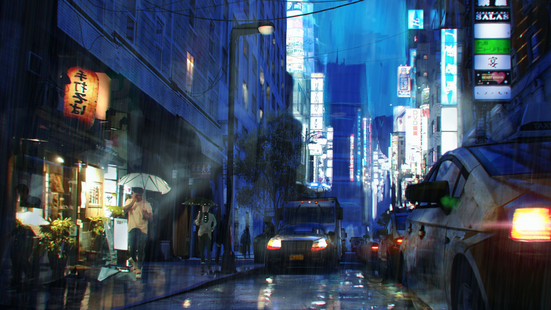 ArtStation - Cyberpunk City