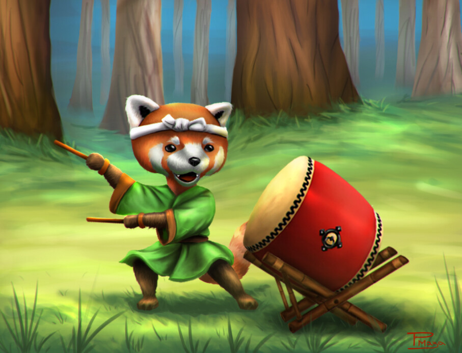 ArtStation - Red panda