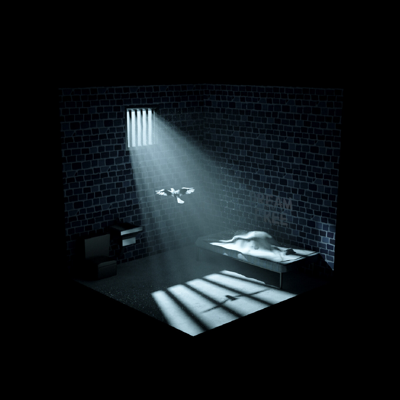 ArtStation - Dream Free - Jail Scene