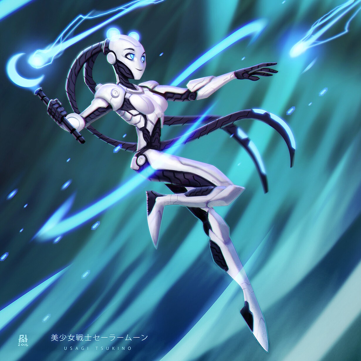 ArtStation - Sci-Fi Sailor-Moon