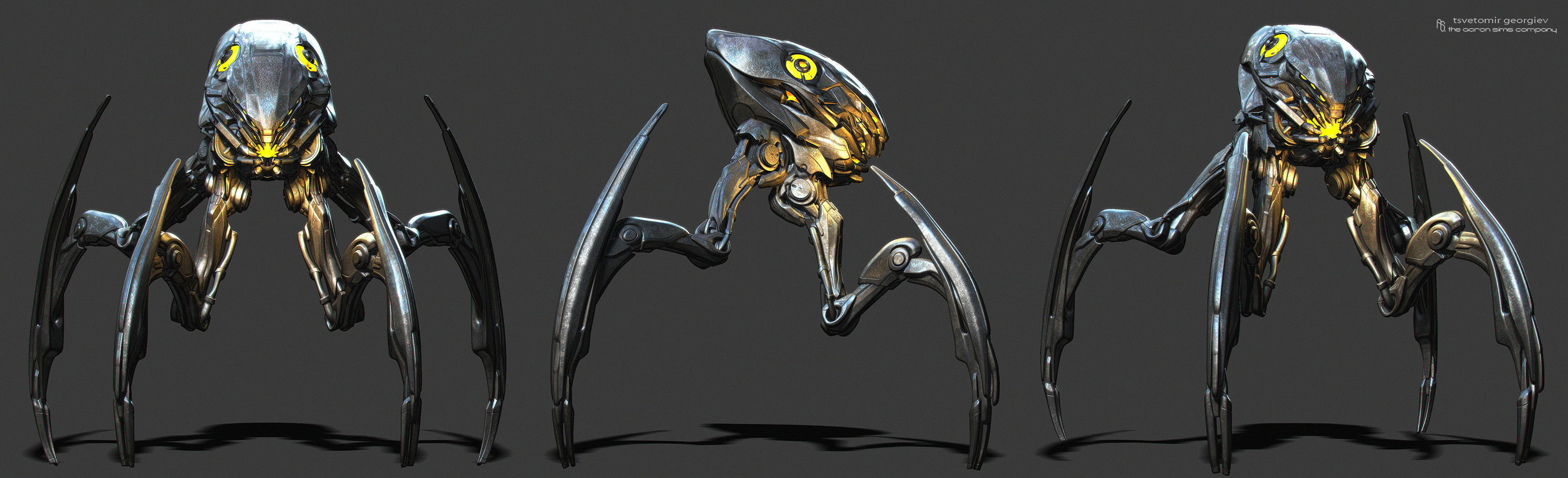 Tsvetomir Georgiev - spider robot concept