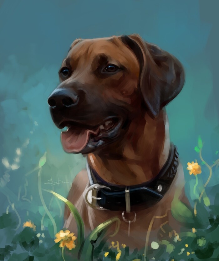 ArtStation - dog