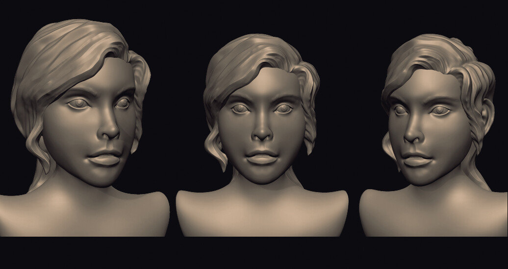 ArtStation - Realistic Female Face