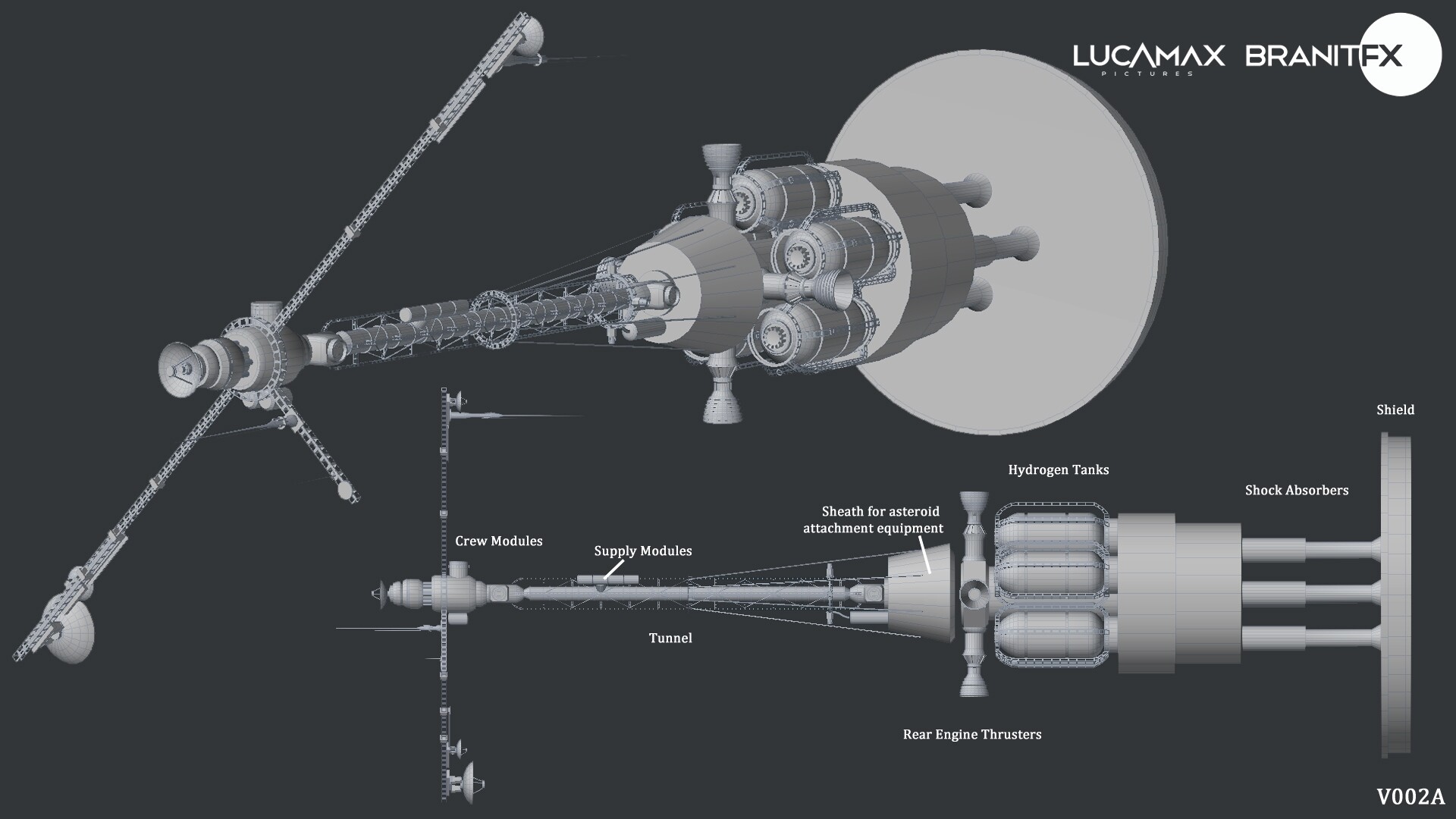 Linden Stirk - Early Spacecraft Concept Designs