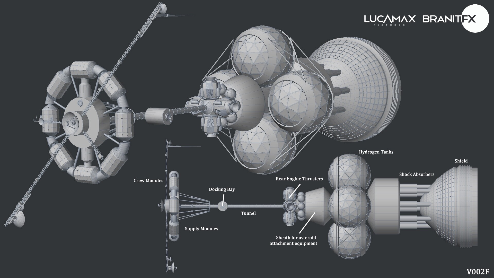 Spacecraft Concept Design Diagrams