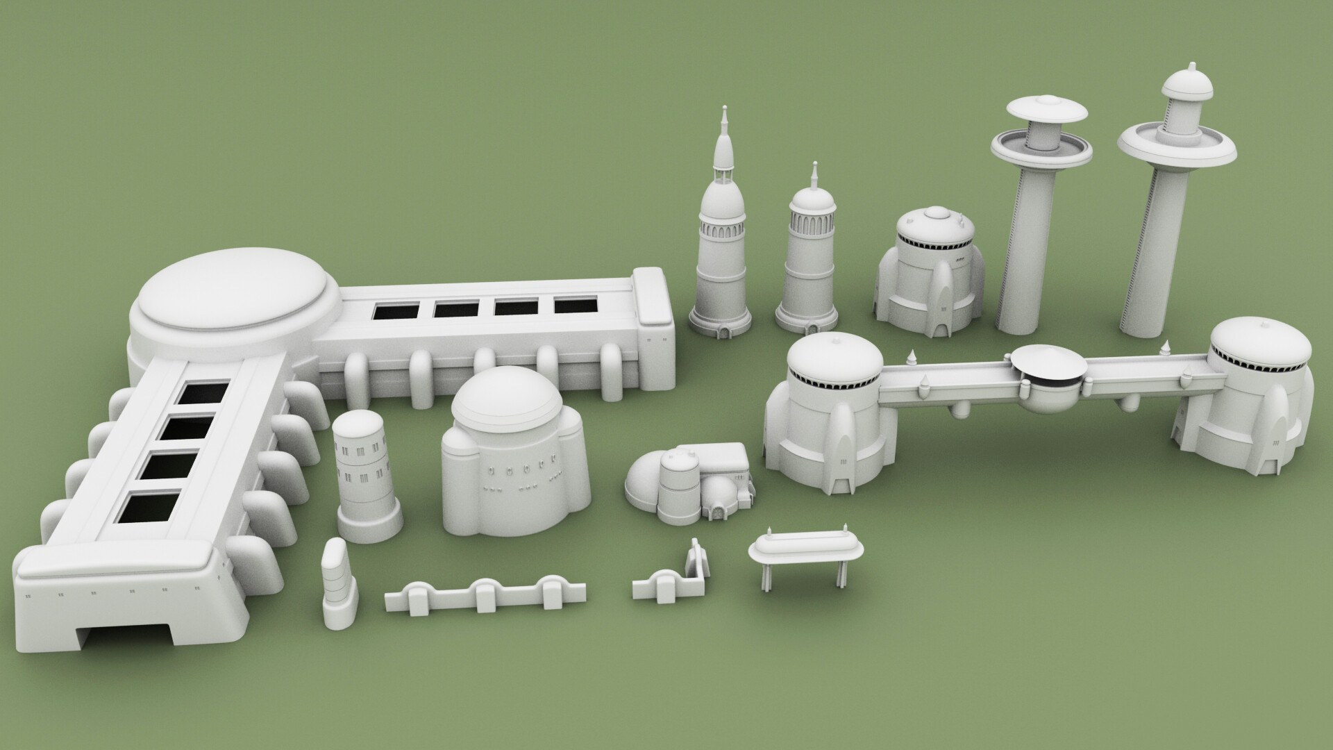 ArtStation - Star Wars Inspired 3D Printable Scenery