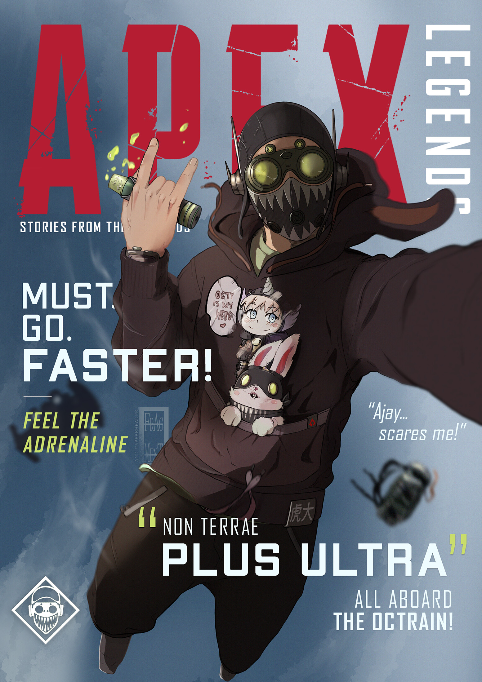 ArtStation - Apex Legends - Octane | Feature magazine cover
