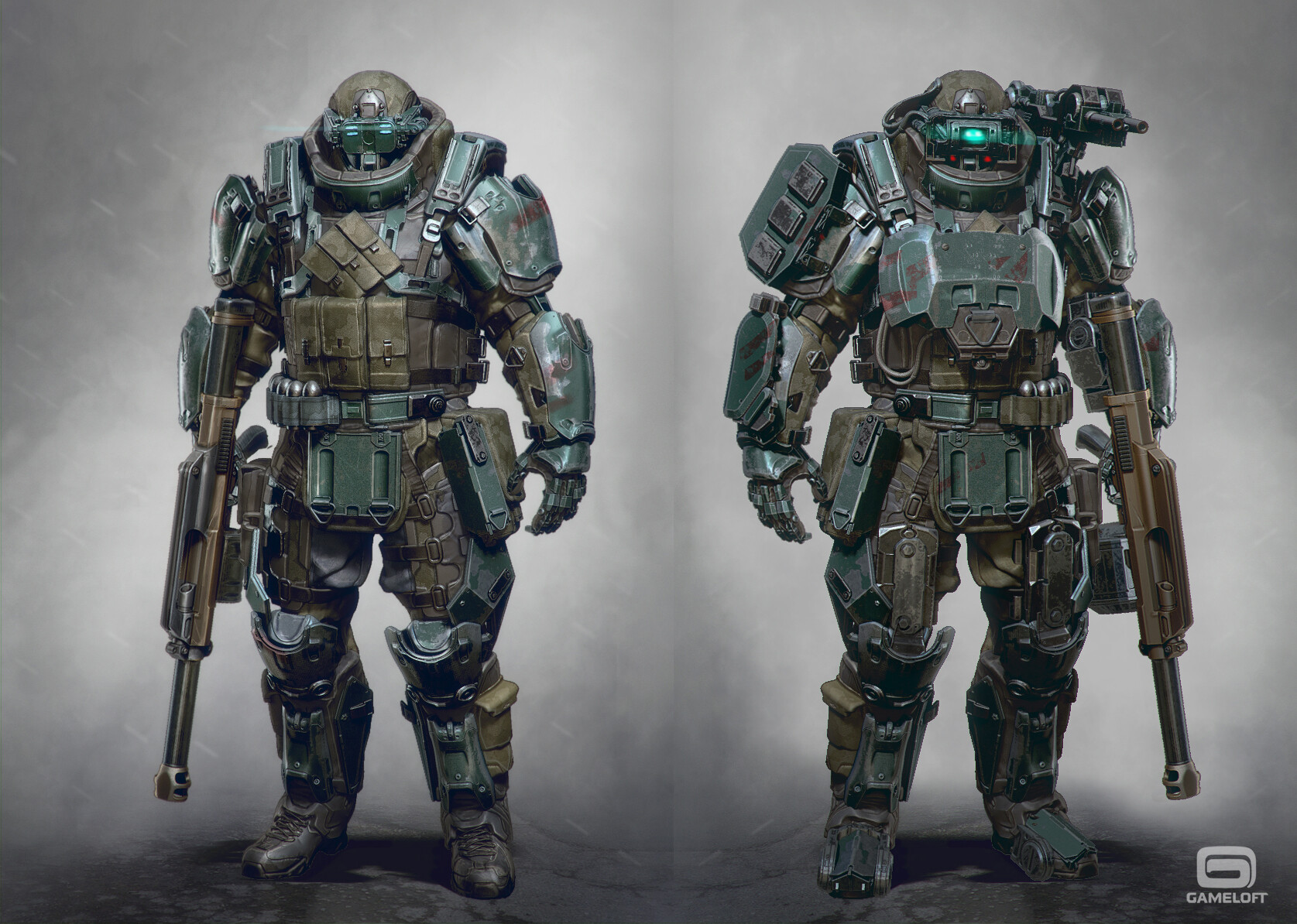 ArtStation - soldier concept