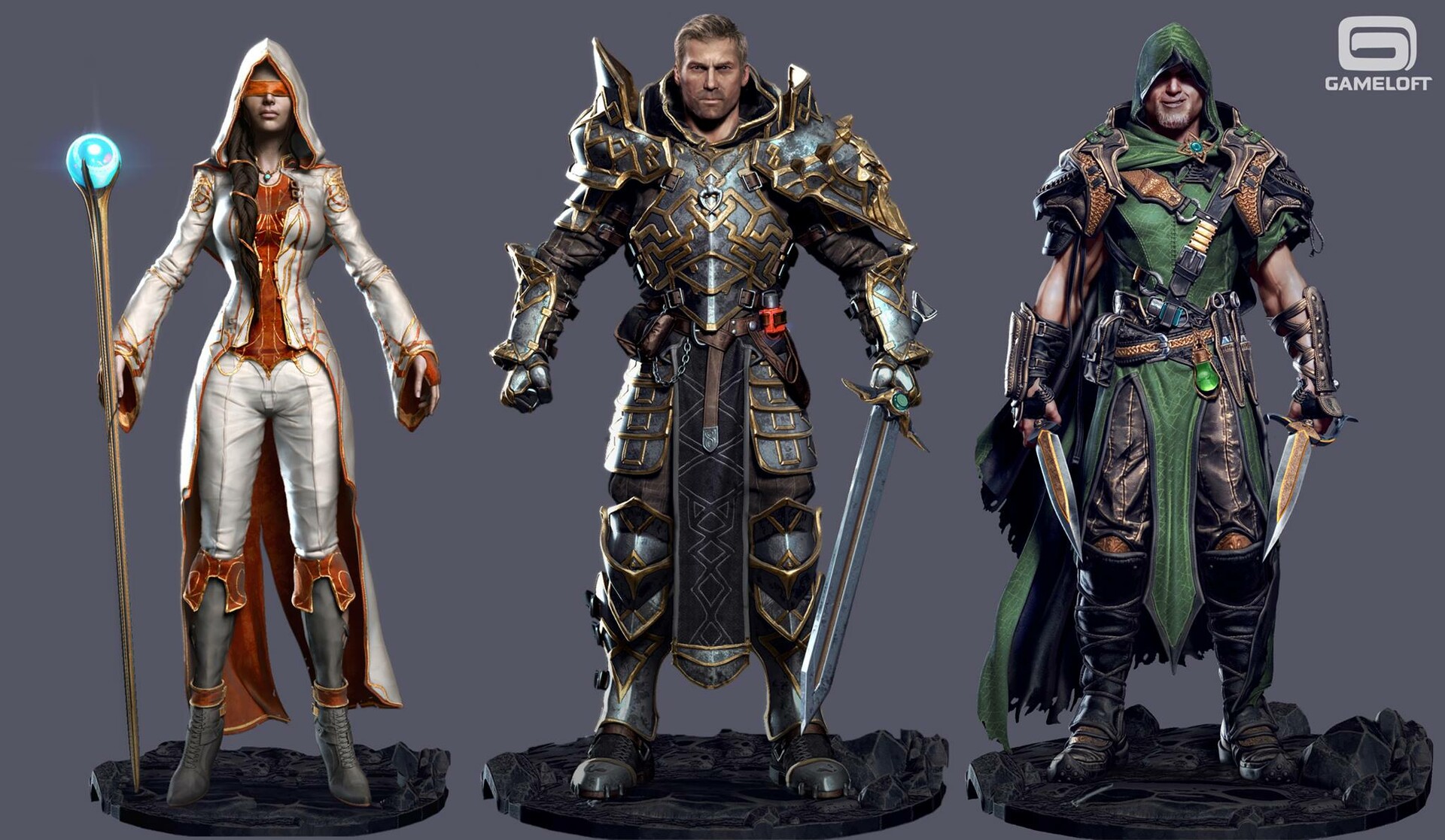 ArtStation - characters render