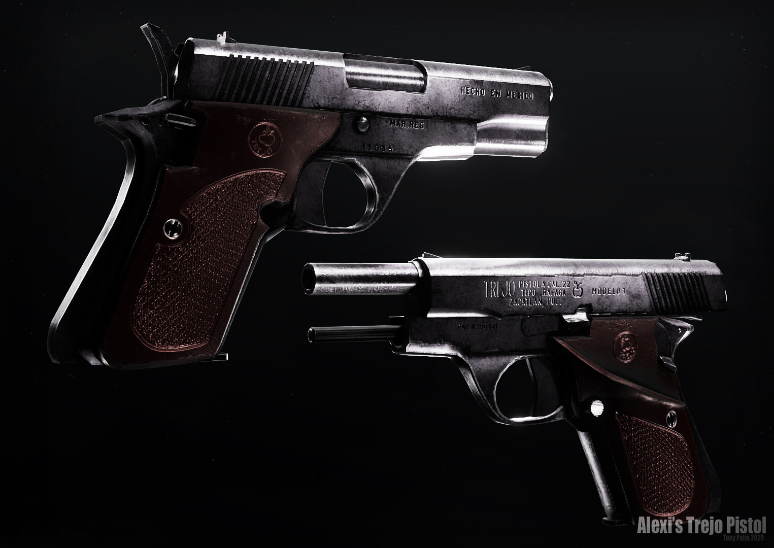 ArtStation - Alexi's Trejo Pistol