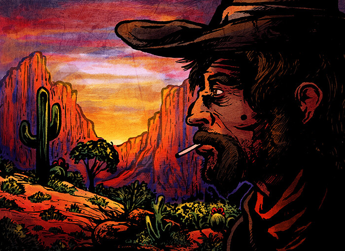 ArtStation - Grizzled Cowboy