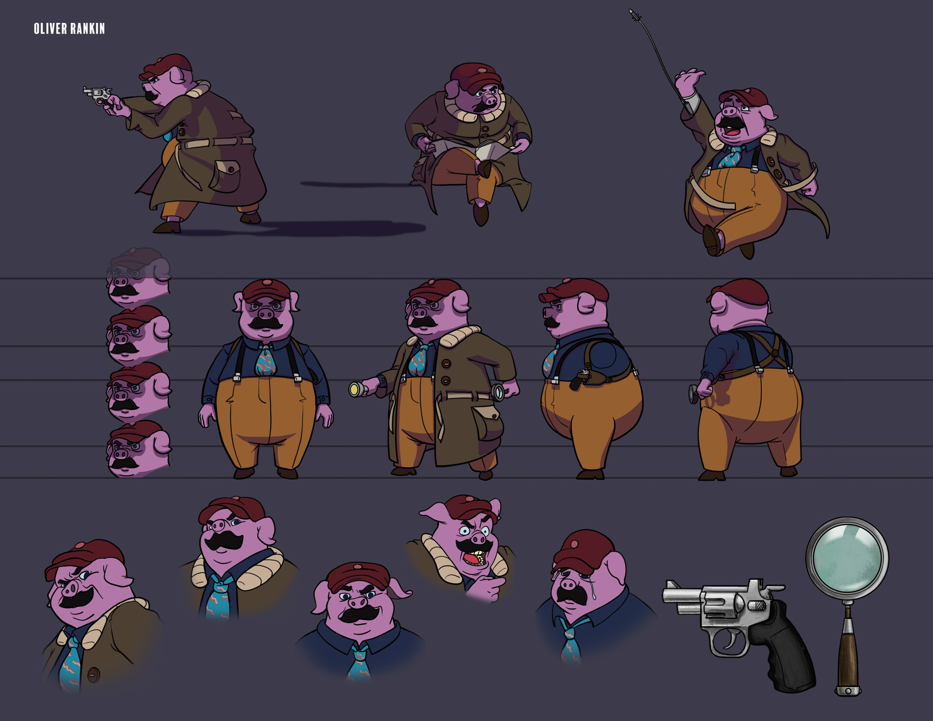 ArtStation - Detective Black Forest Model Sheet