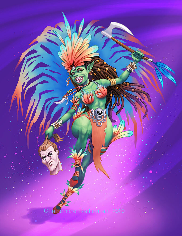 ArtStation - Orc Carnival Dancer