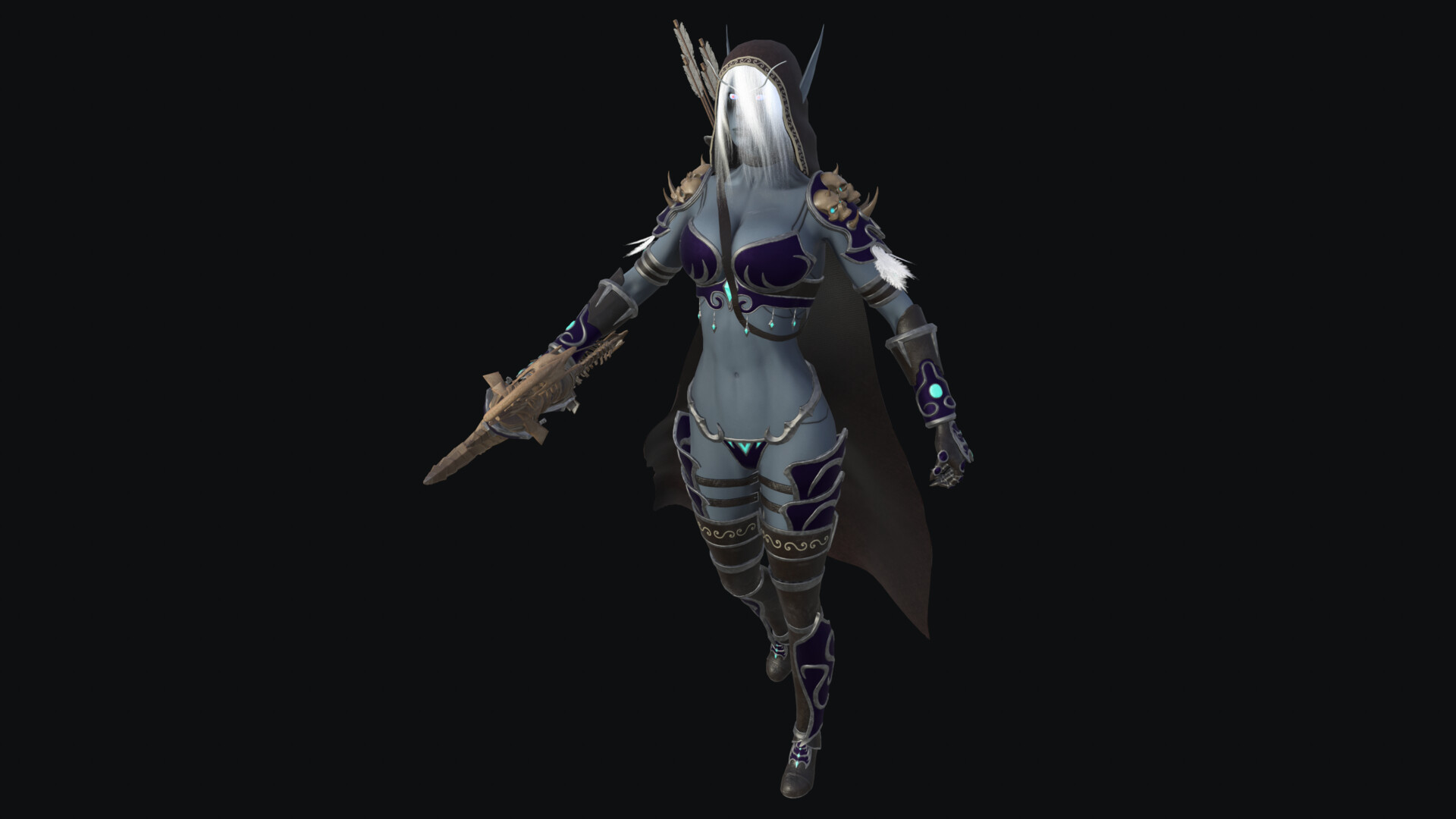 Artem Larin - Sylvana Windrunner World of Warcraft Fan Art