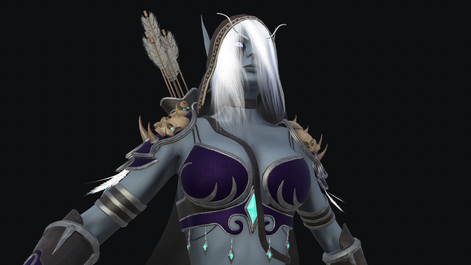 Artem Larin - Sylvana Windrunner World of Warcraft Fan Art