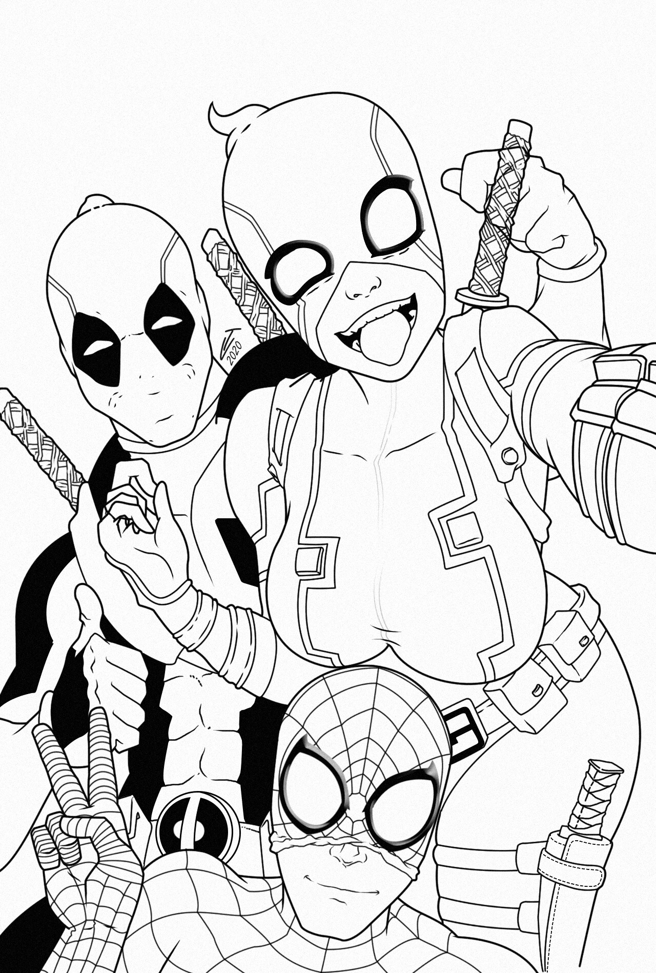 Tomaki - Gwenpool Cover Page Fan Art