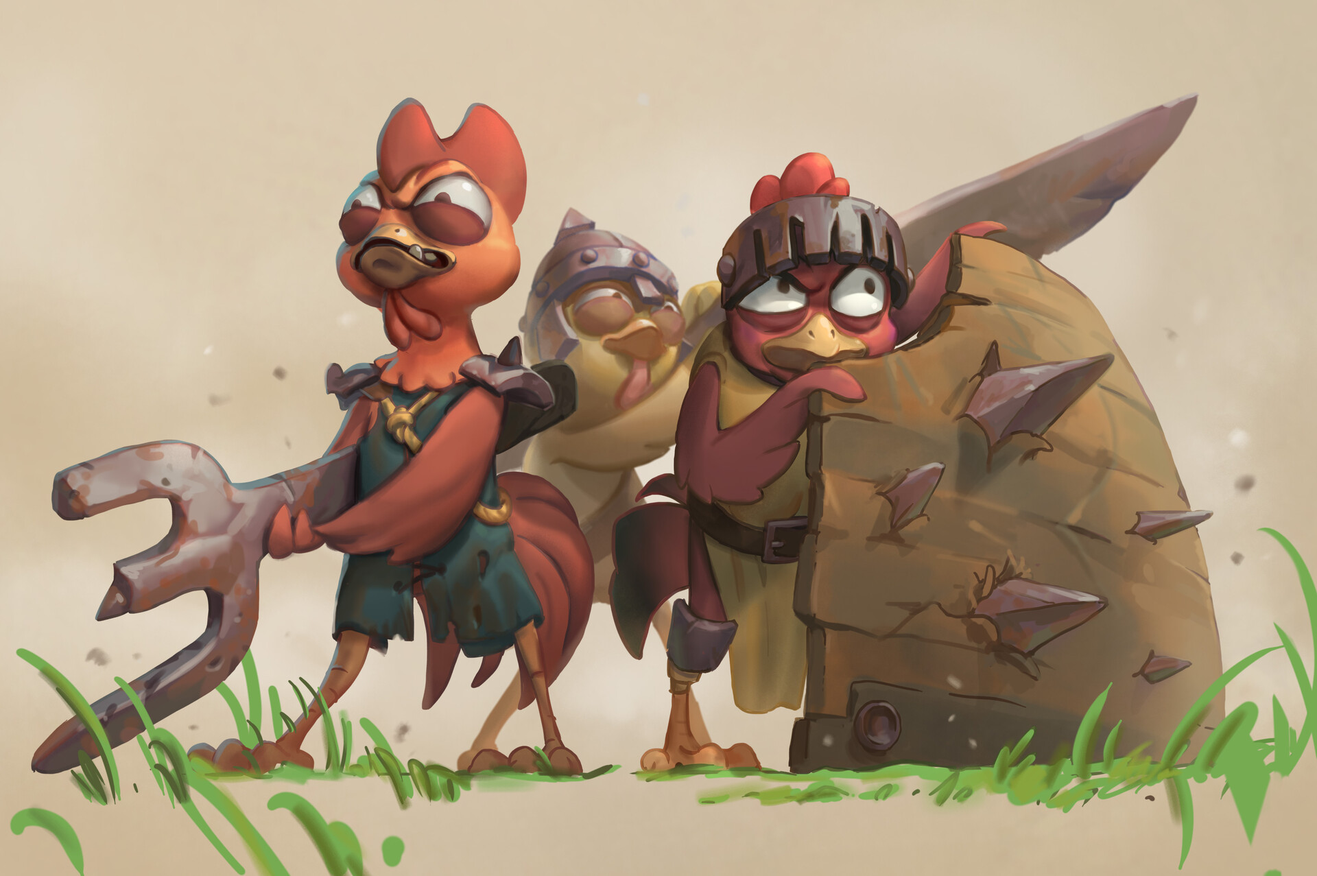 ArtStation - Chicken Enemies