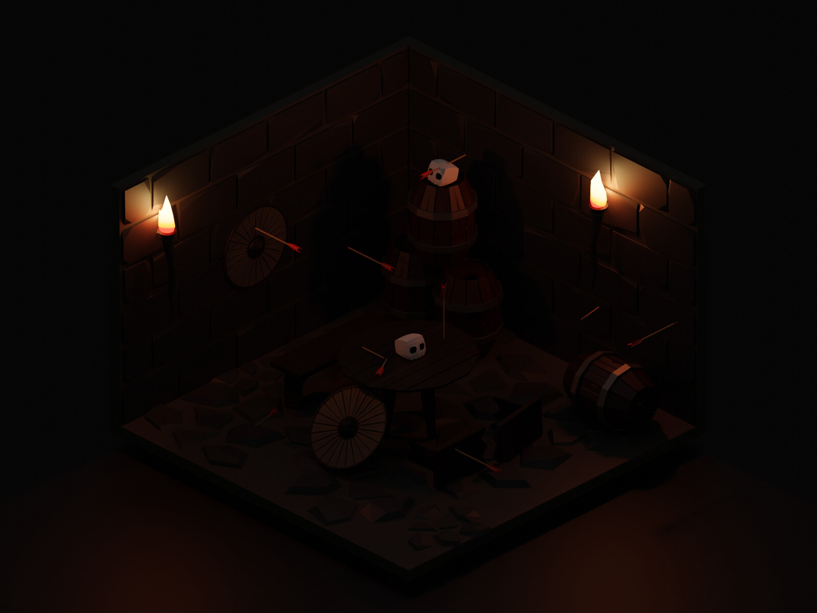 ArtStation - Dungeon room