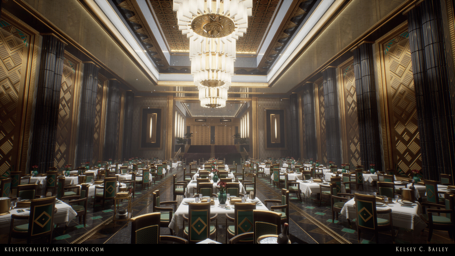 Kelsey Bailey - Dining Hall of the S.S. Elizabeth