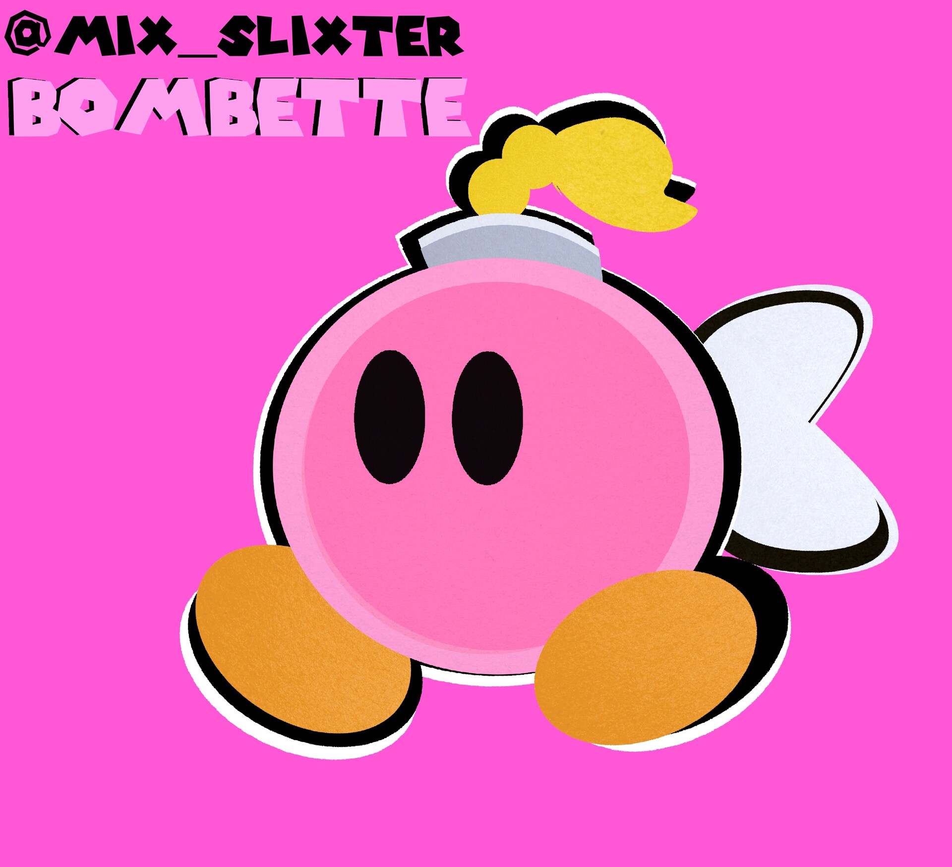 Paper Mario Bombette