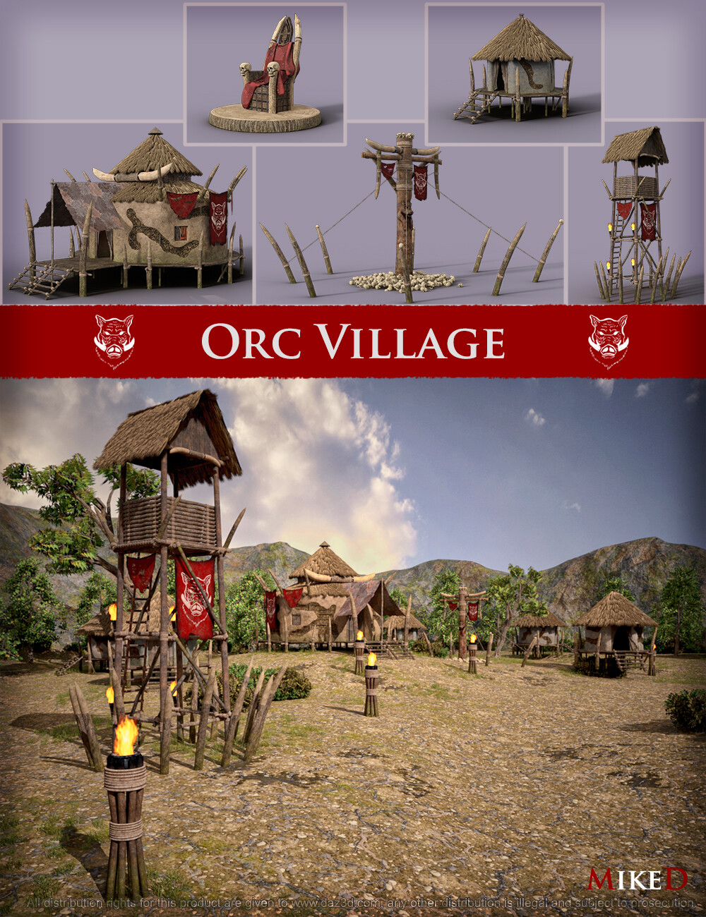 ArtStation - The Orc Village