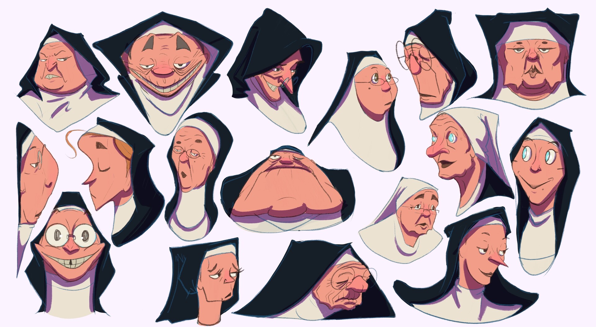 ArtStation - The Nuns