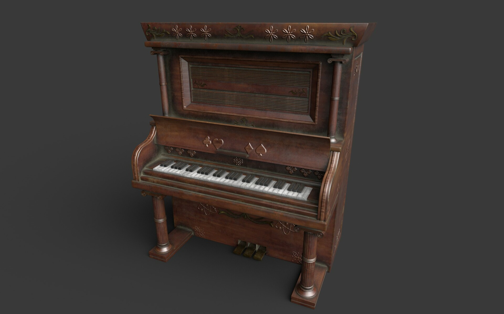 ArtStation - 3D Piano