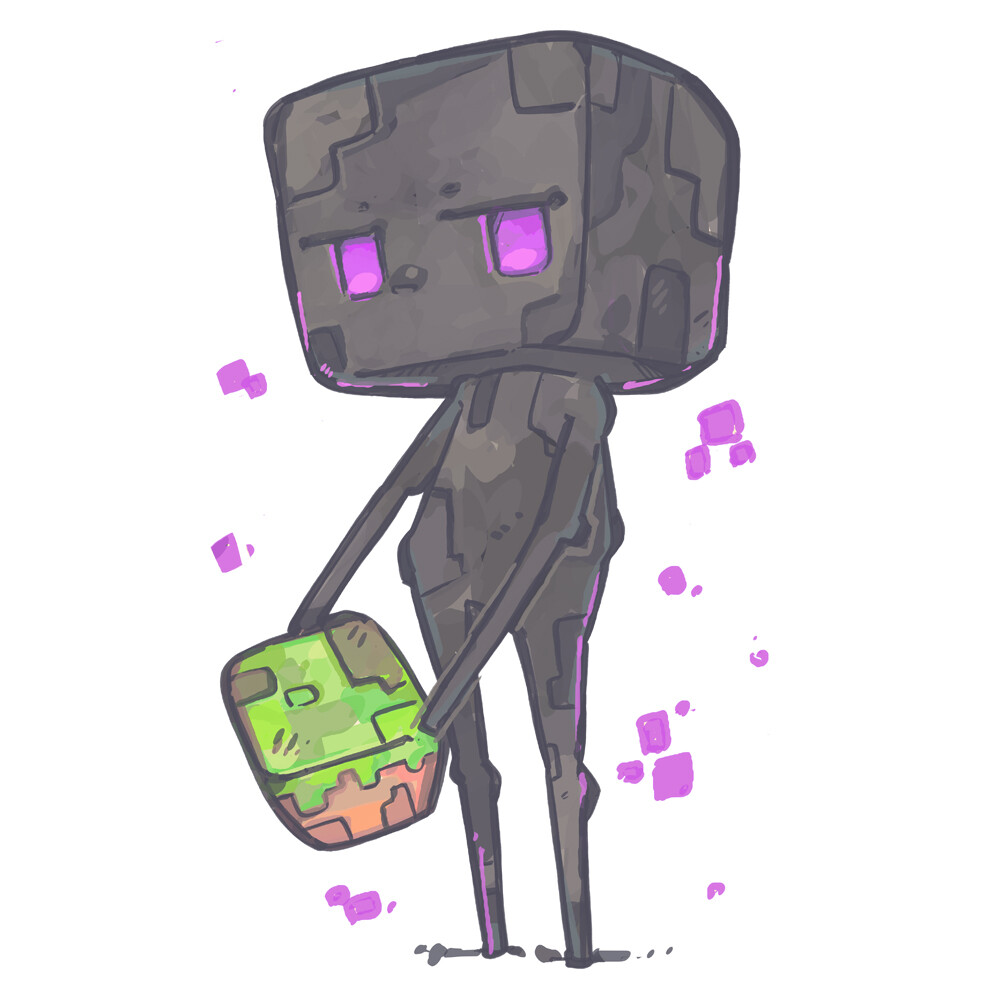 Chibi Minecraft Enderman