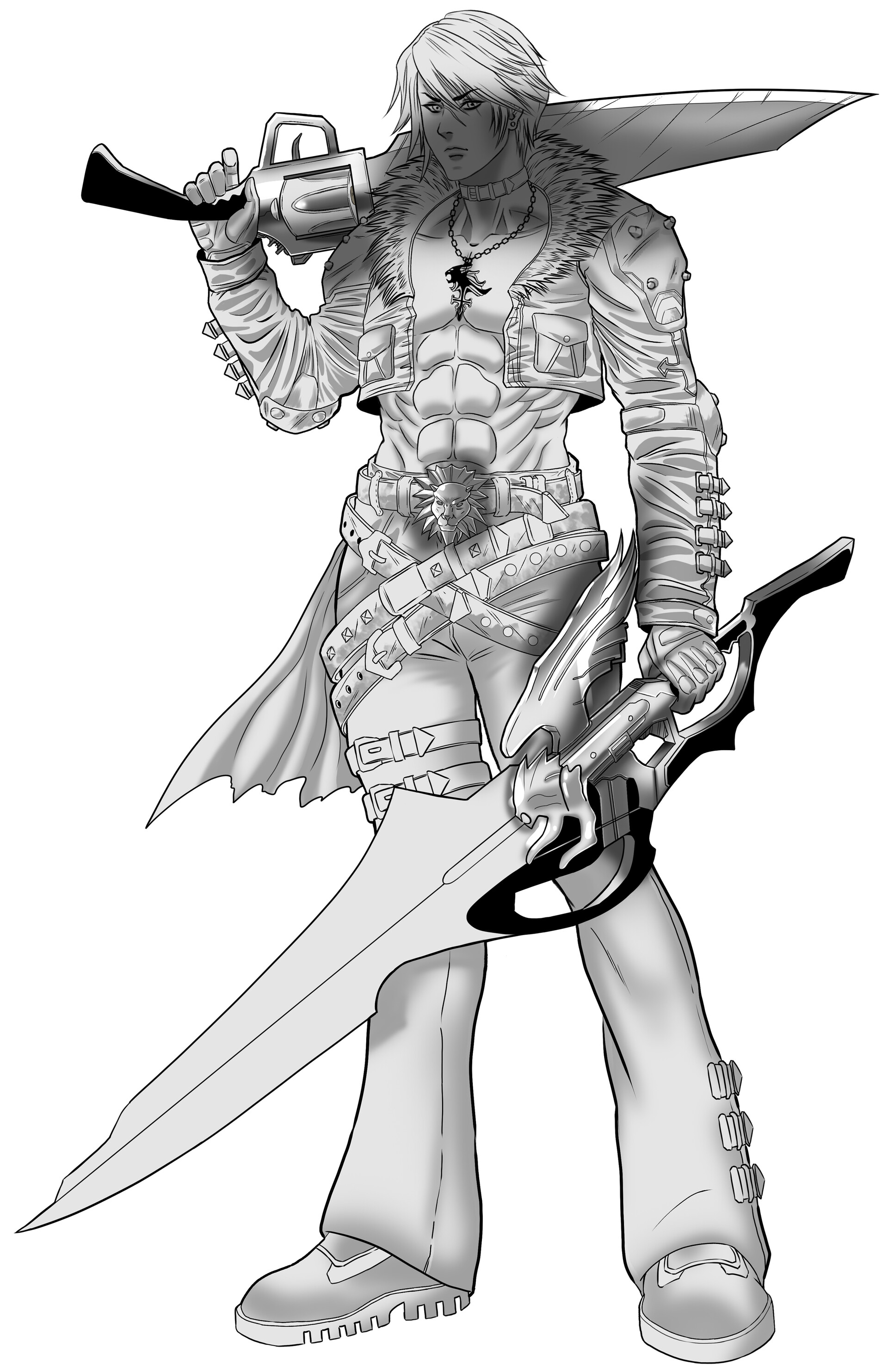 final fantasy 8 coloring pages