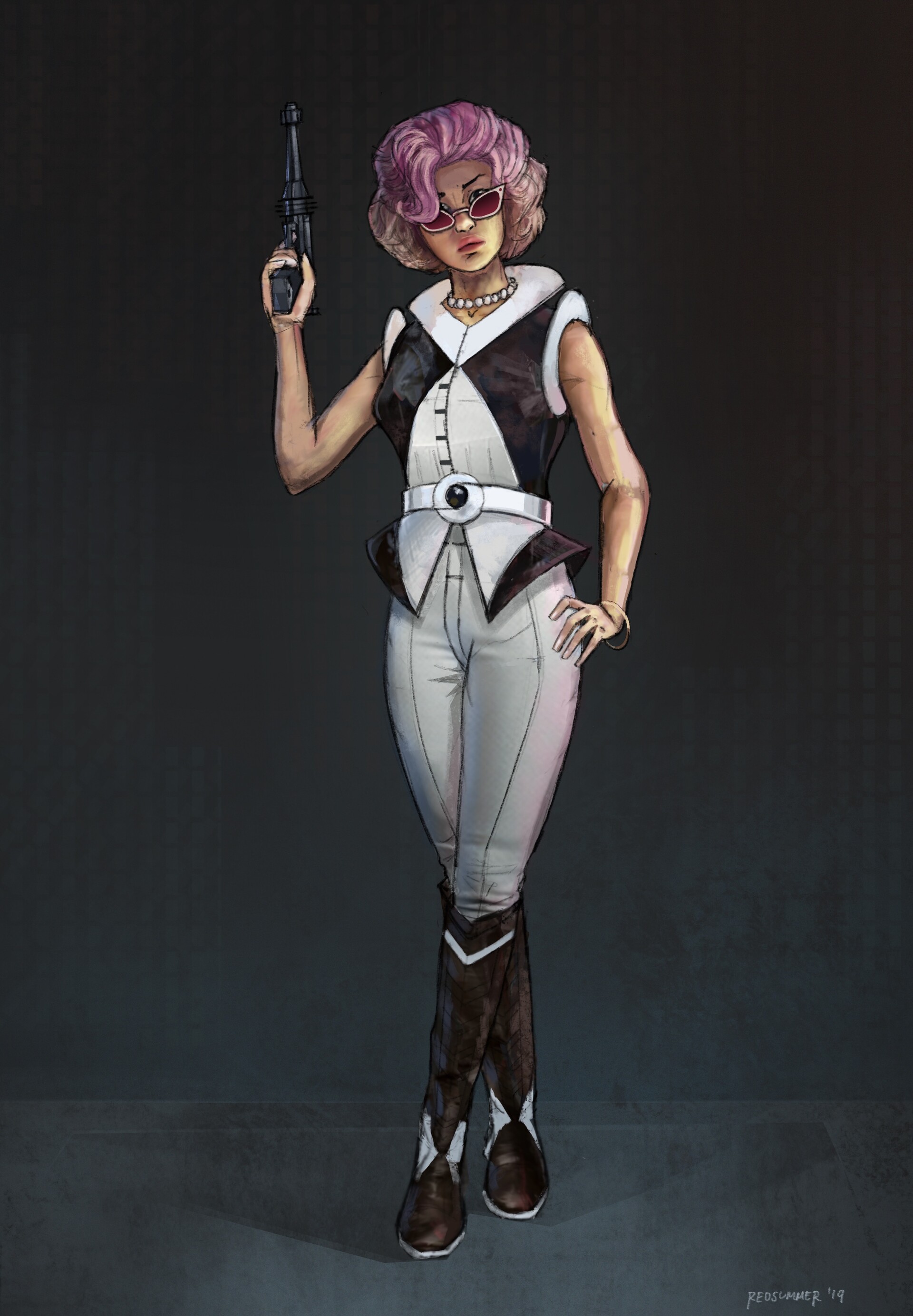 ArtStation - Retro-Futurist Spy