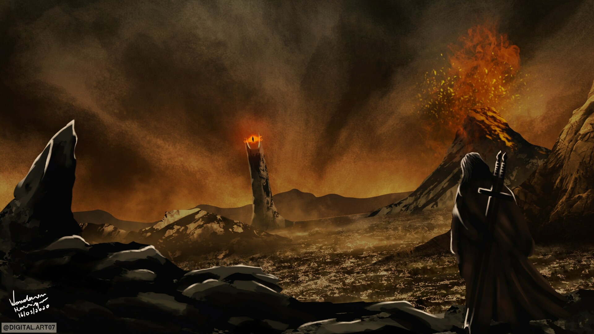 ArtStation - Mordor - Lord of the Rings