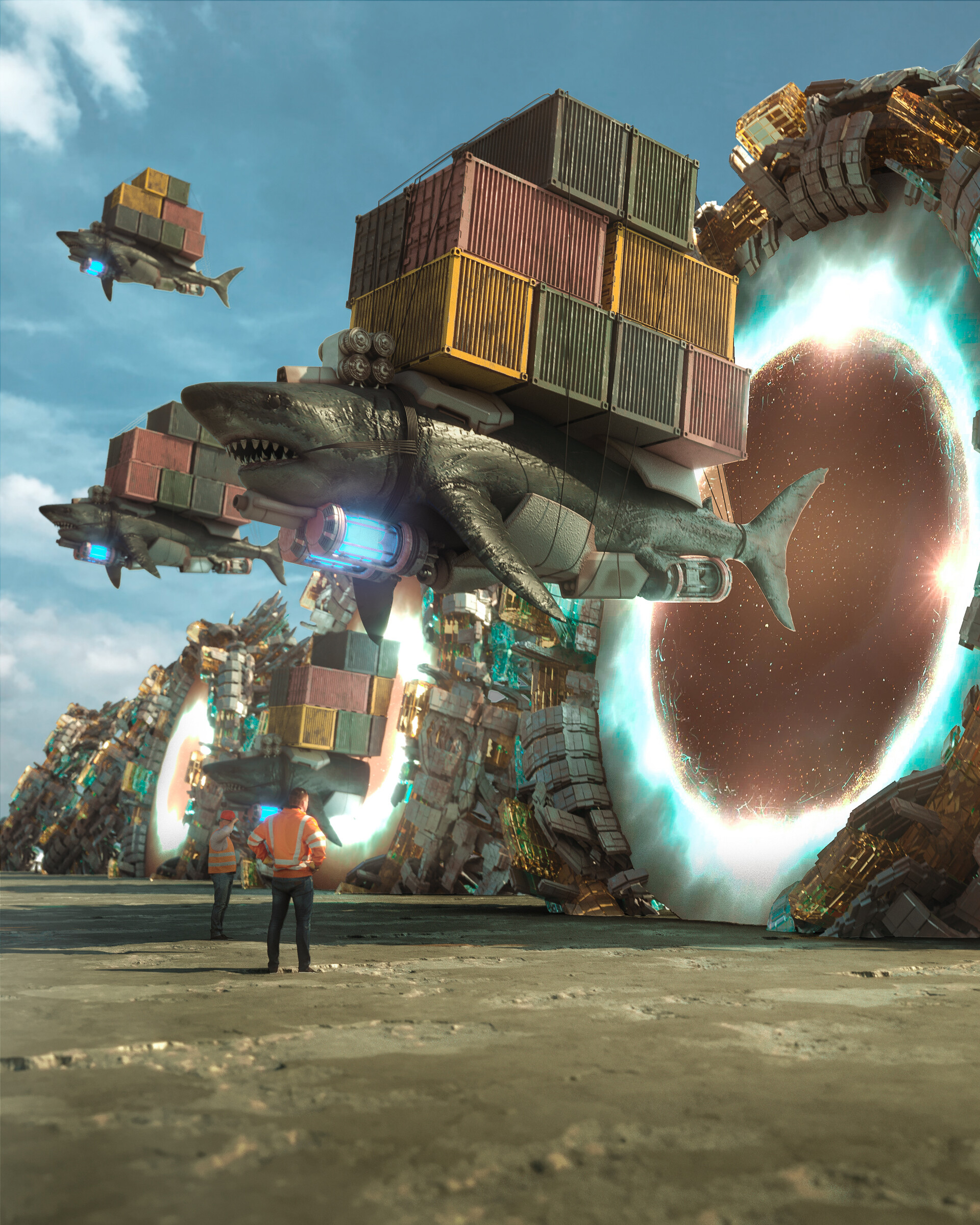 ArtStation - Intergalactic Fishing Port #53