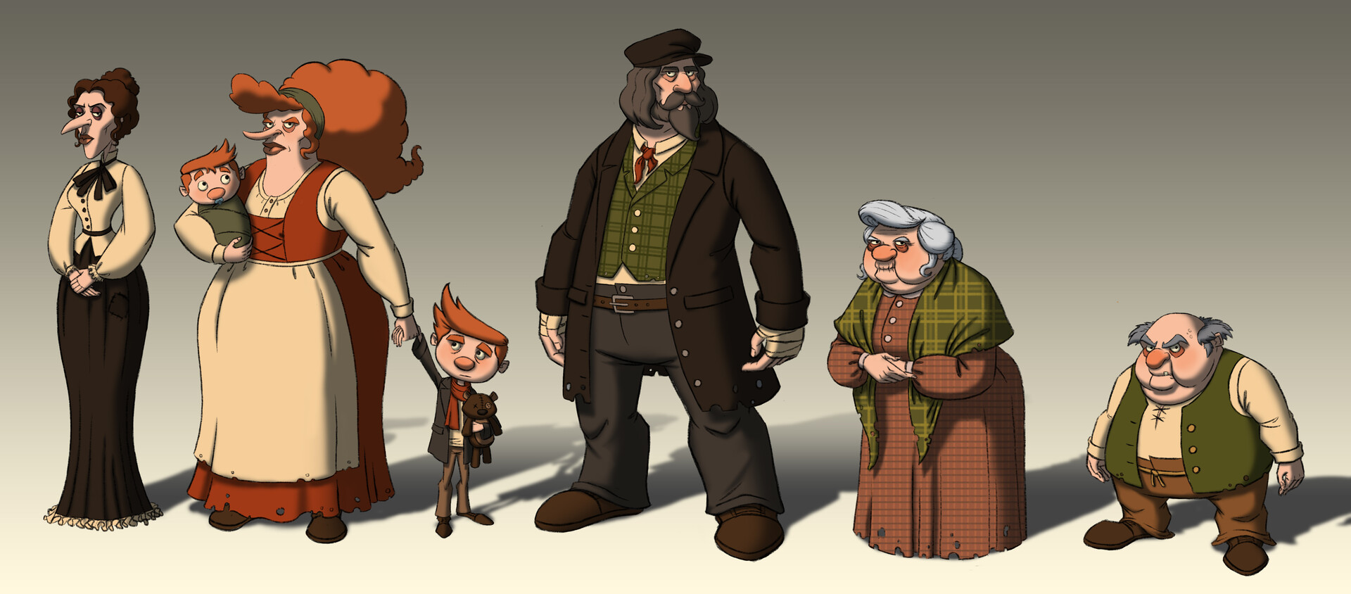 Artstation Townsfolk Andrew Widjaja