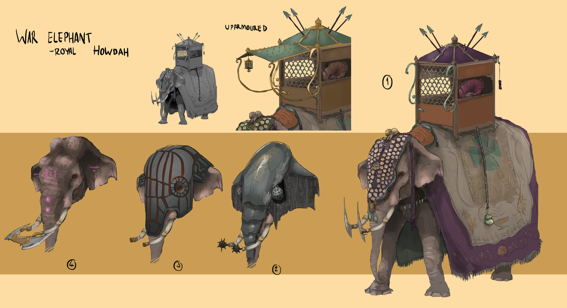 ArtStation - Royal Howdah