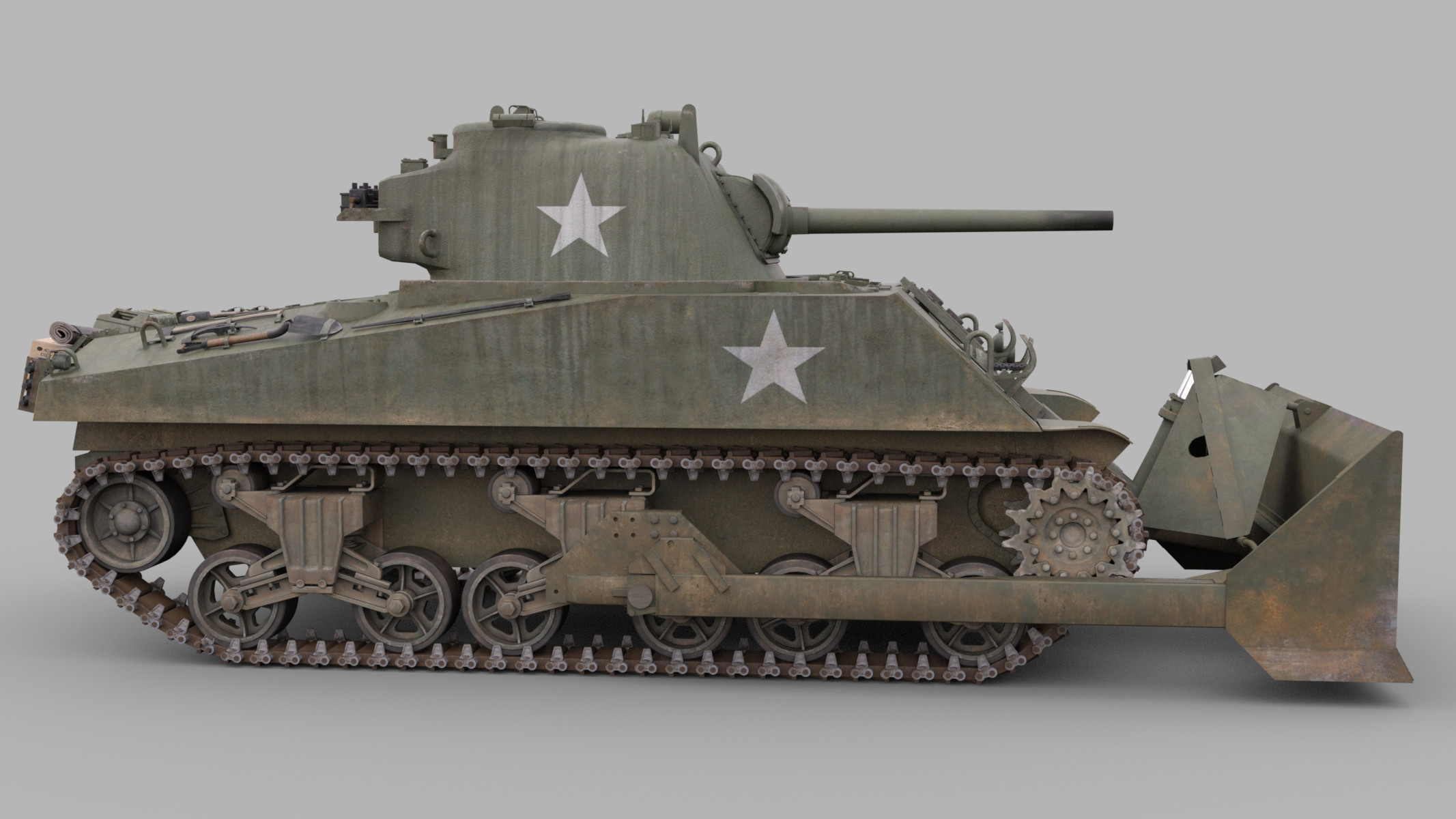 Westfield 3d - M4A3 Tank Bulldozer M1