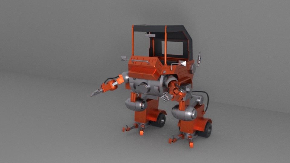 ArtStation - 3D VW Mecha Type Prop